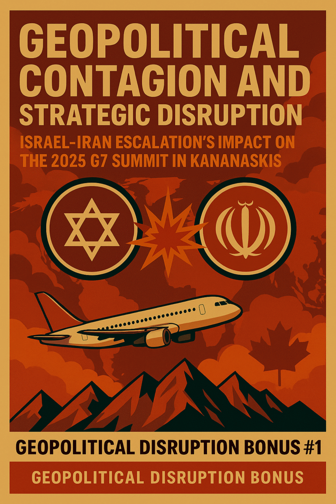 Geopolitical Contagion and Strategic Disruption — Israel–Iran ...
